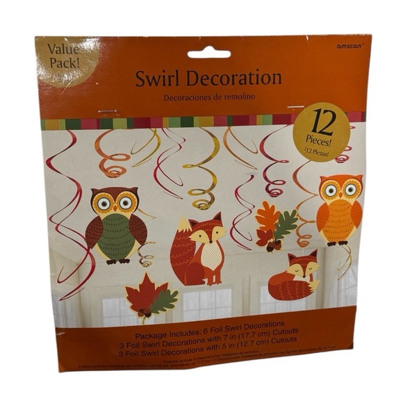 Amscan | Party Supplies | Amscan Brand Swirl Decoration 2 Piece Set ...